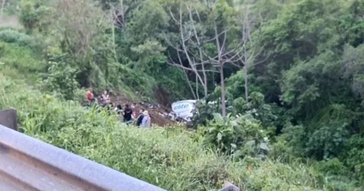 Shoferin e zuri gjumi në timon dhe autobuzi rrëzohet në përrua ...