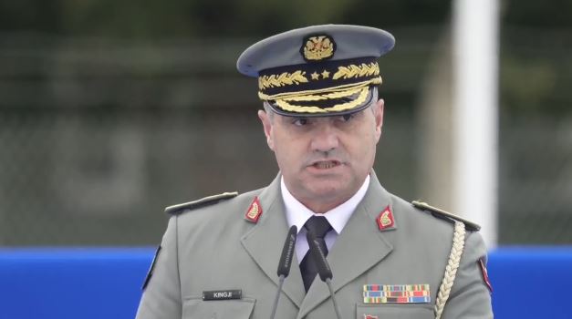 Inaugurimi i bazës ajrore të NATO-s në Kuçovë, gjeneralmajor Arben ...