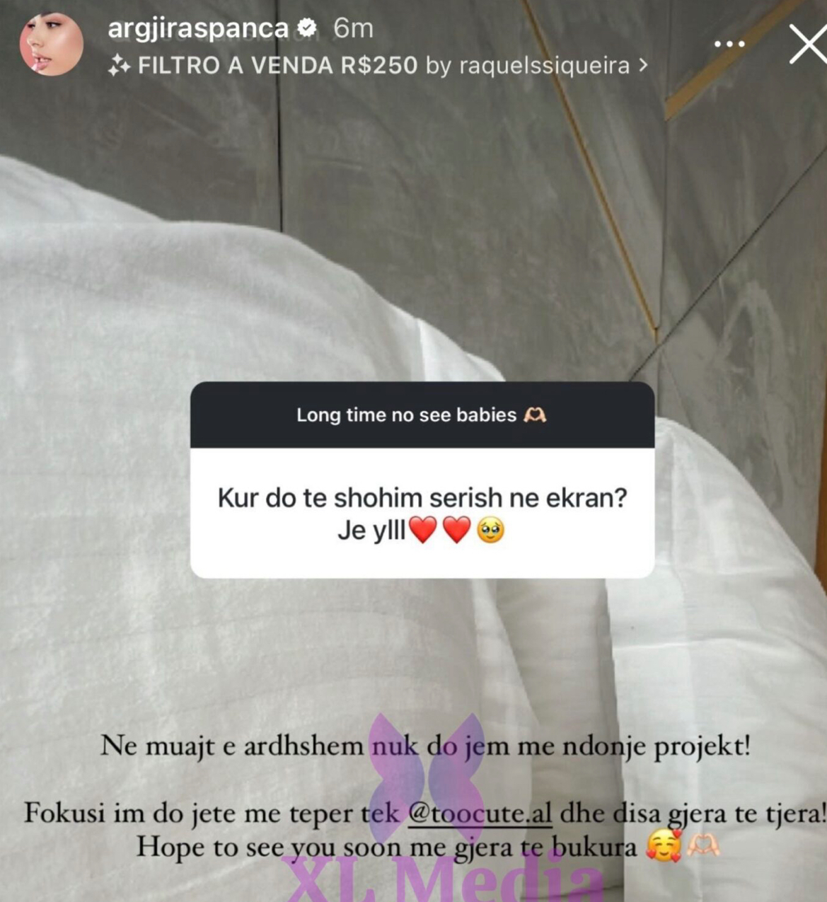 Argjira Spanca braktis ekranin e tv dhe i futet rrugës së biznesit? Ja ...