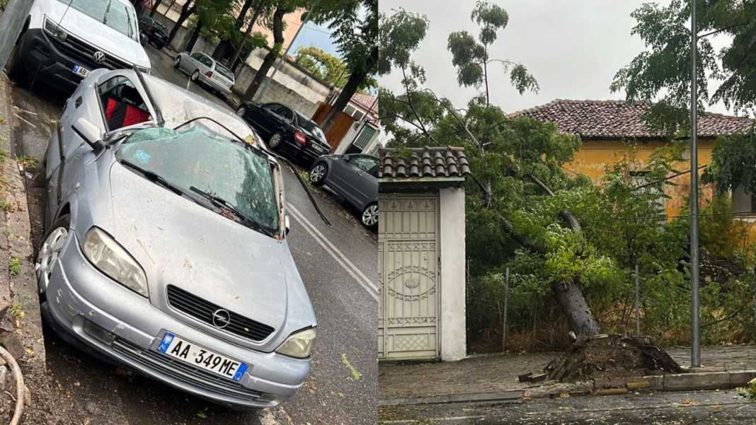 Situatë apokaliptike në Shkodër, reshjet e dendura të shiut rrëzojnë ...