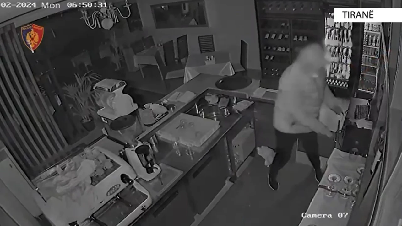 Kreu 16 vjedhje në biznese të ndryshme të Tiranës, vihet në pranga ...