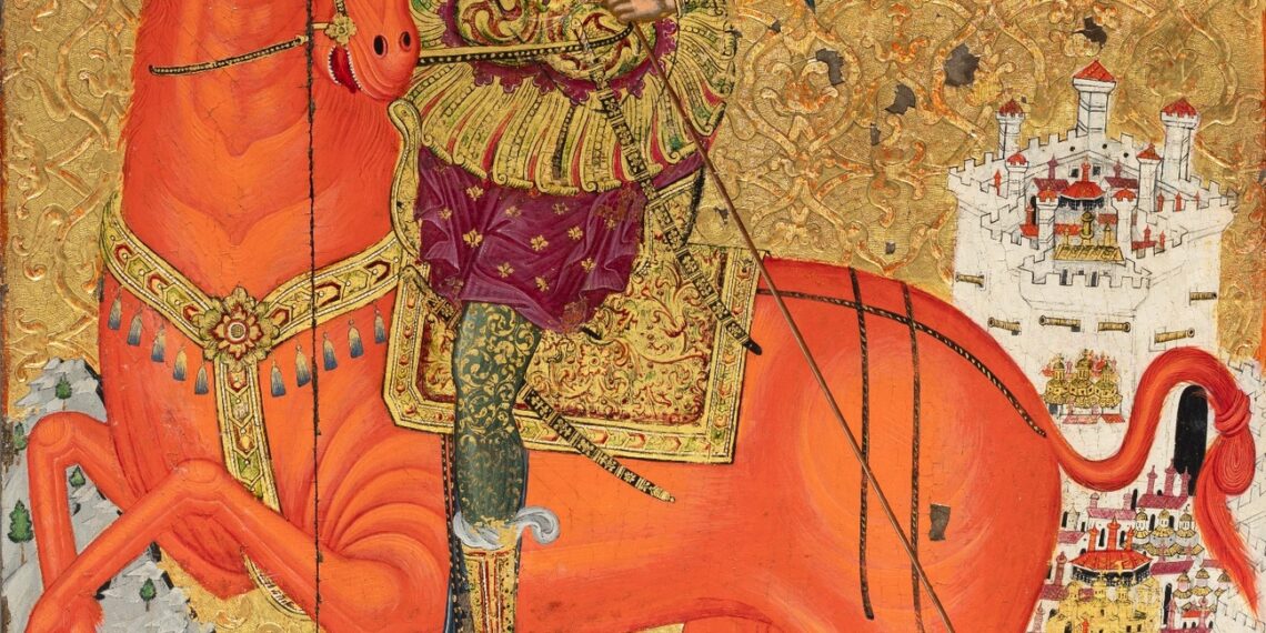 MKAM: Ikona “Shën Dhimitri” është punuar nga Kostandin Jeromonaku, në ...