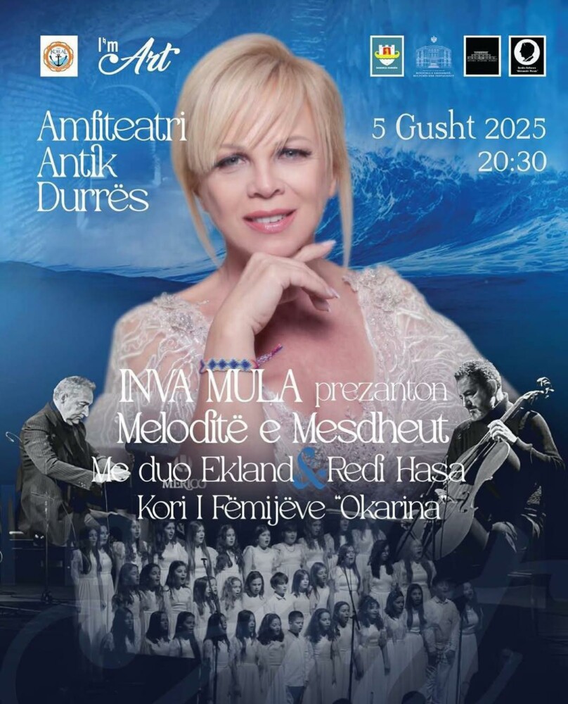 Sopranoja Inva Mula dhe virtuozët Ekland dhe Redi Hasa me “Meloditë e ...