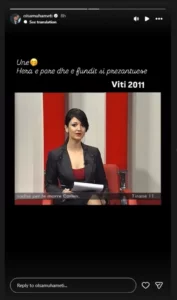 14-vjet më parë/ Nuk do besoni si dukej Olsa Muhameti si prezantuese ...