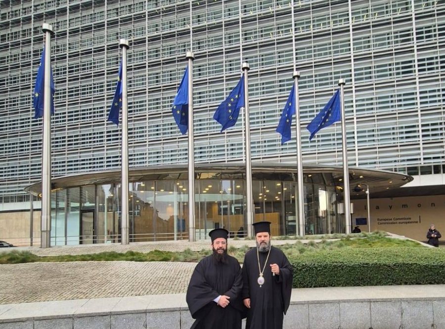 Kryepeshkopi Joan në Bruksel, takohet me zyrtarët e lartë europianë dhe ...